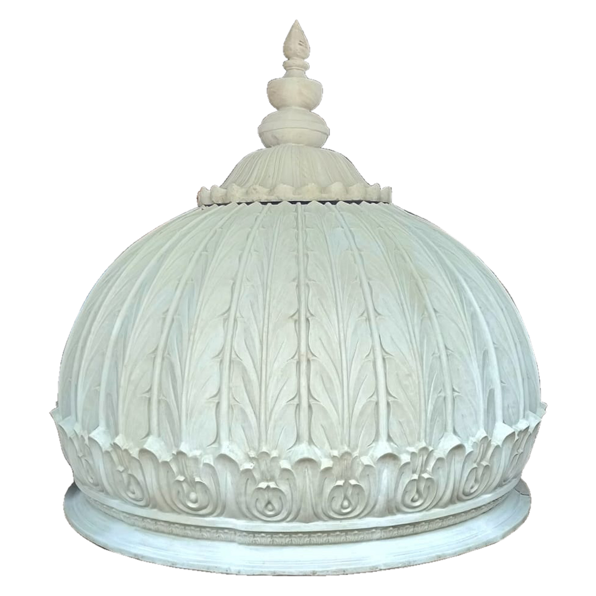 Handmade Fiberglass Decorative Dome With Intricate Floral Designs | St ...