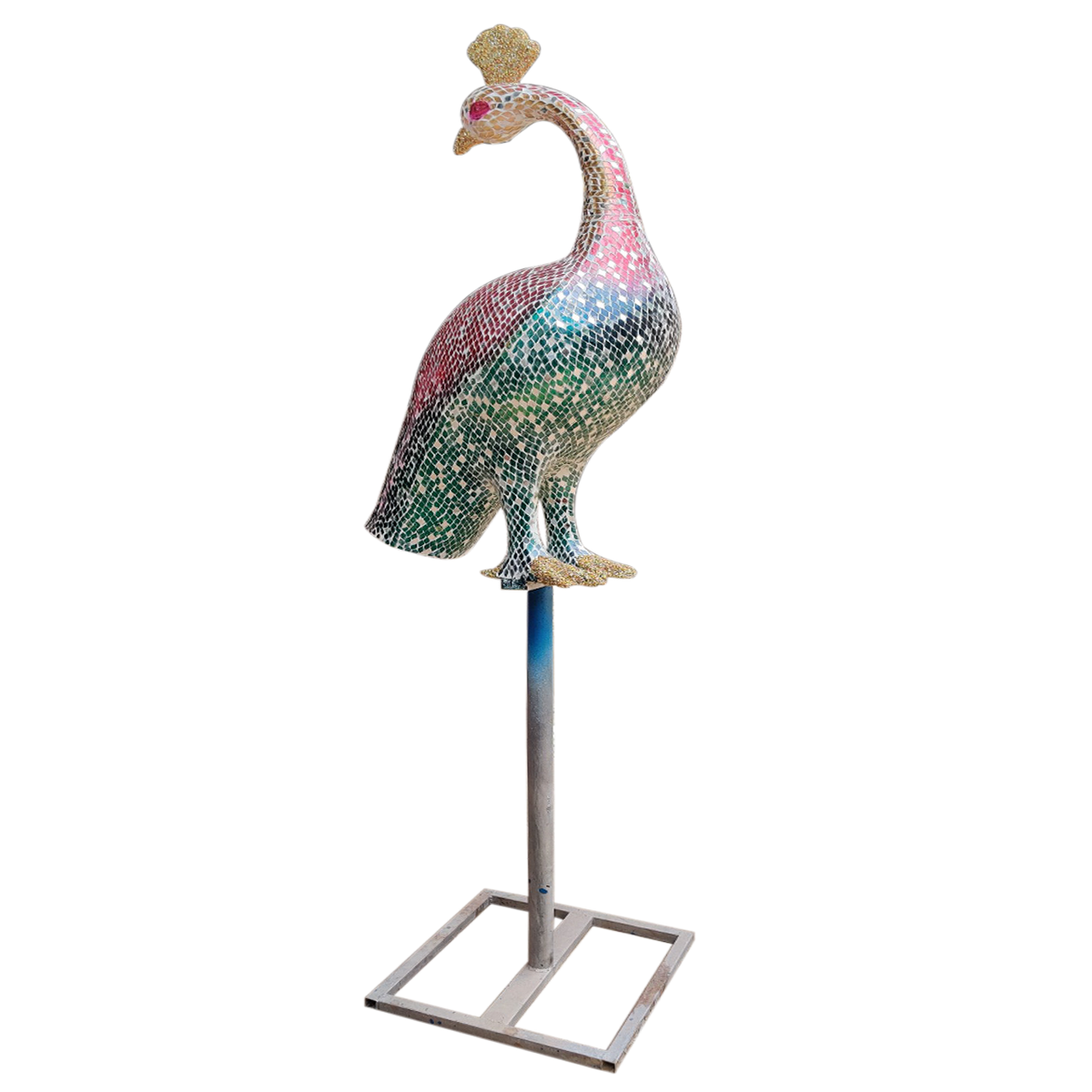 Handmade Fiberglass Peacock | Suitable For Decor, Event and Home | Mod ...