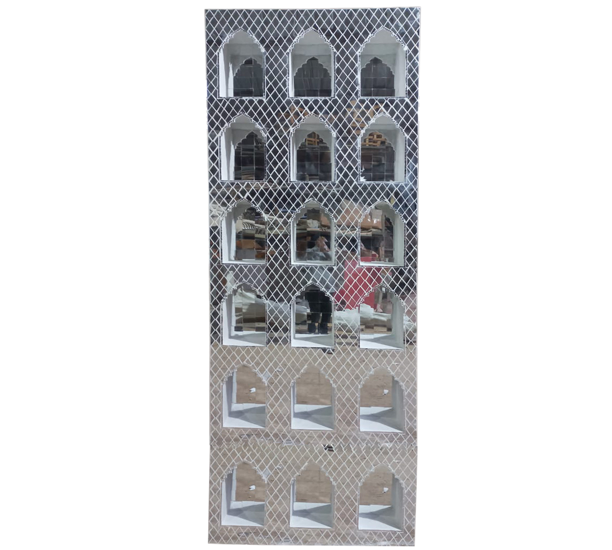 Handmade Fiberglass Mirror Mosaic Panel — Bharat Wholesales