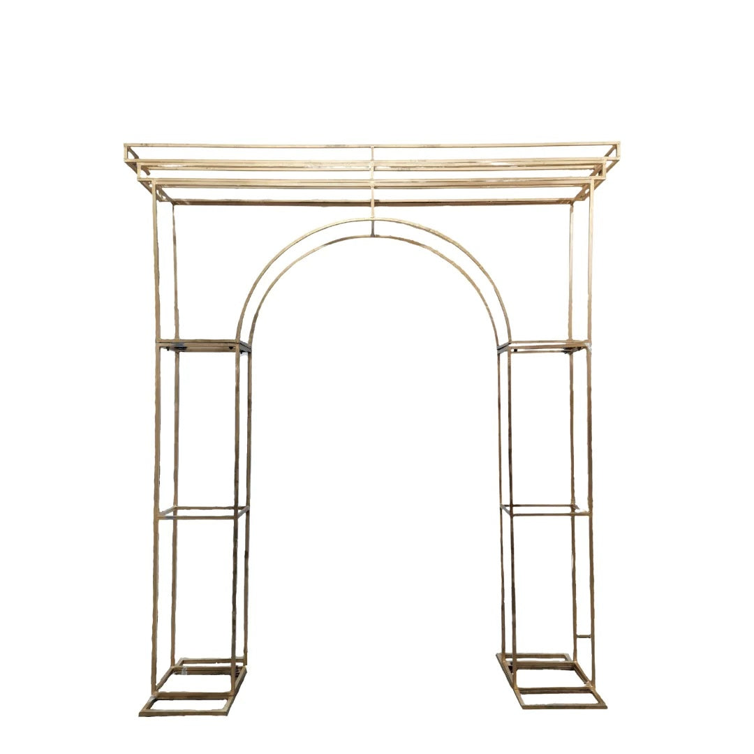 Buy Gold Top 10 Metal Arches/Panel For Wedding — Bharat Wholesales