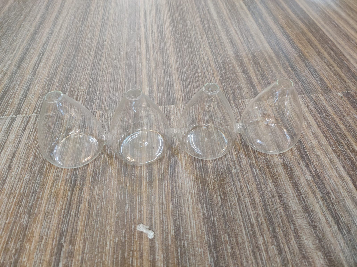 White Crystal Candle Props For Decor — Bharat Wholesales