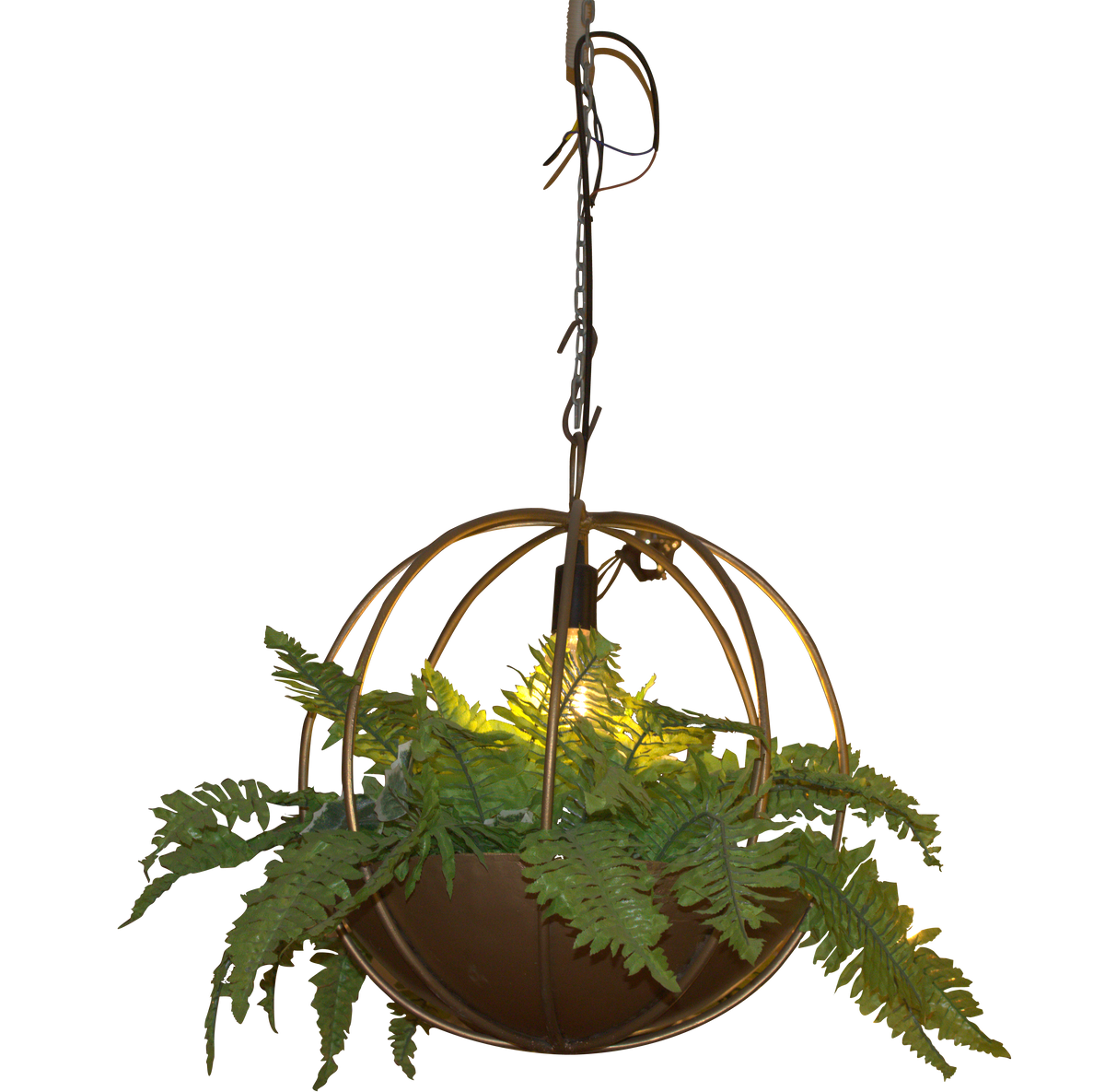 Green Grass Hanging Chandelier For Terrace, Cafe & Kitchen — Bharat ...