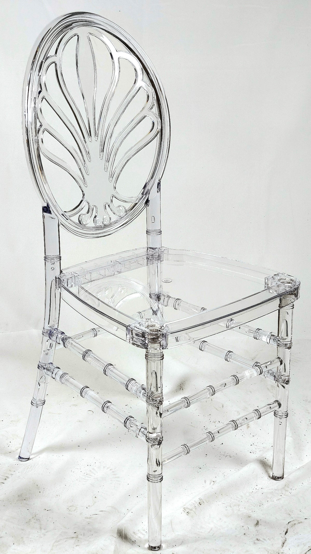 Peacock Acrylic Chair With Cushion — Bharat Wholesales