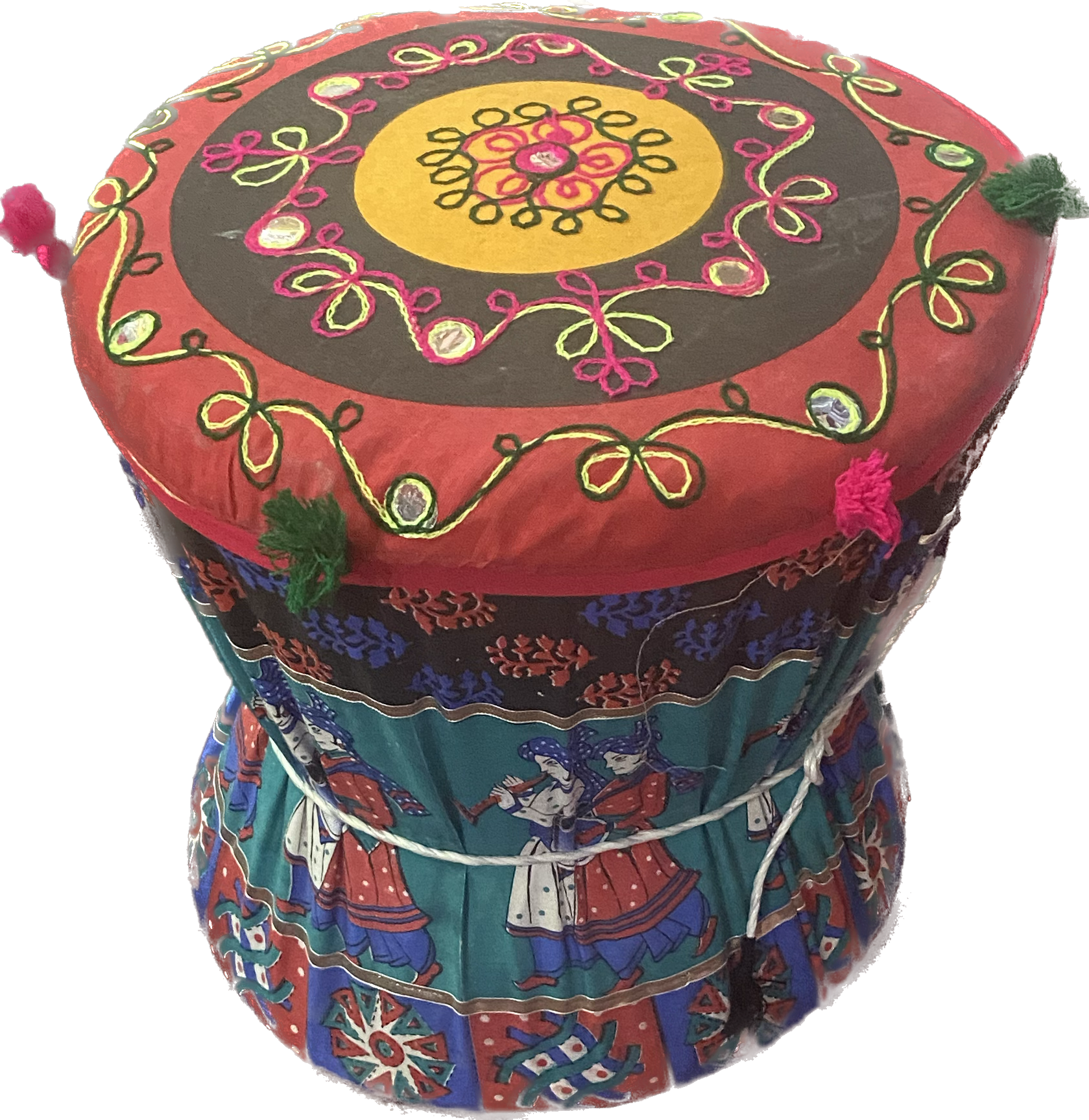 Mudda-Buy Colorful Rajasthani Muda Online at Best Price — Bharat Wholesales