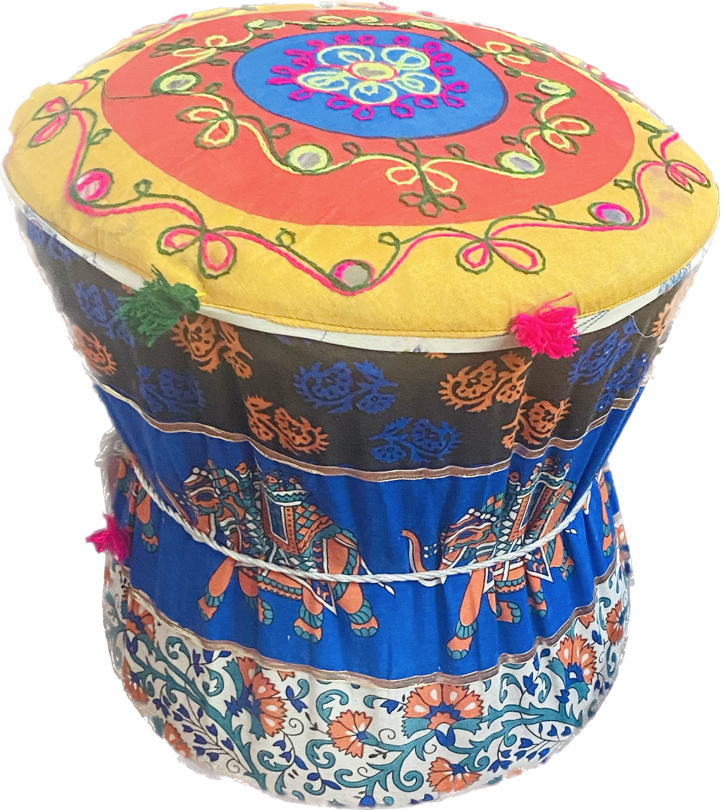 Mudda-Buy Colorful Rajasthani Muda Online at Best Price — Bharat Wholesales